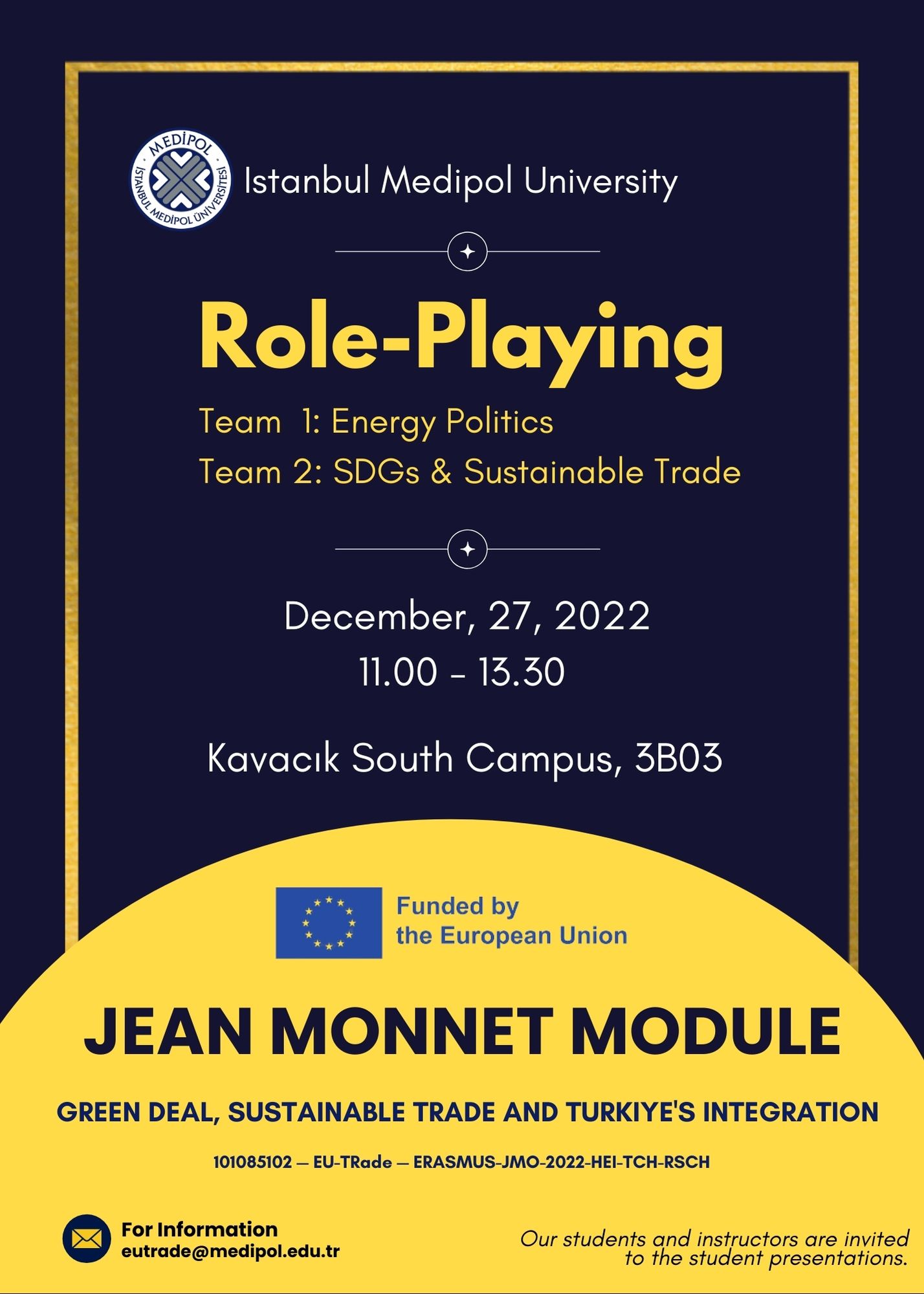 Role Playing – EU-TRADE – Jean Monnet Module