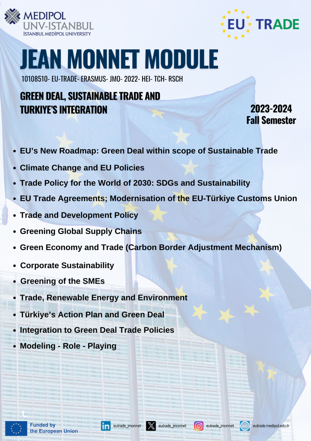 Courses – EU-TRADE – Jean Monnet Module